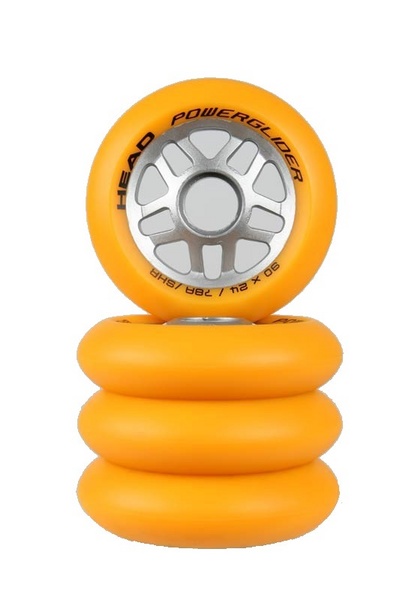 Kolečka na brusle Head 90mm/78A - 4ks
