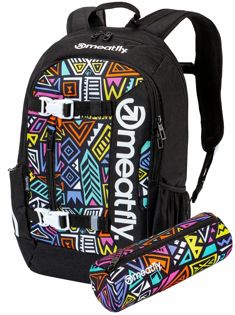 Batoh Meatfly Basejumper 6 22l, Dancing Color + PENÁL ZDARMA